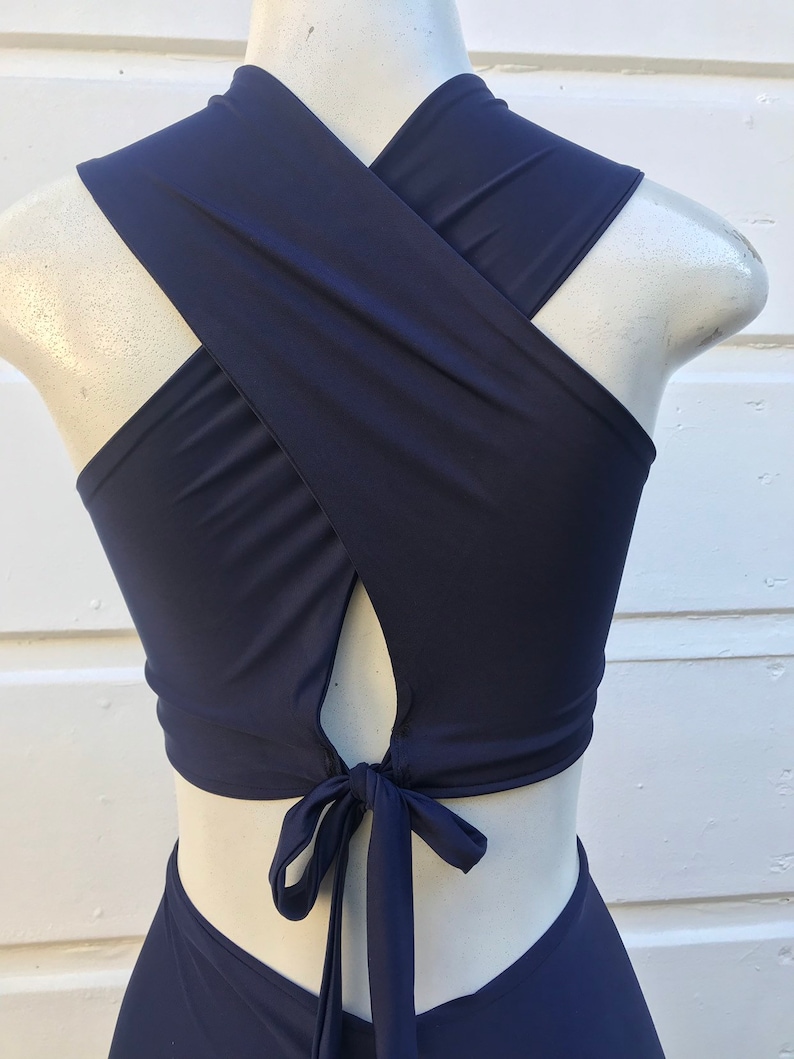 Crossover Top Peep Hole Top Crop Top Beachwear Woman - Etsy