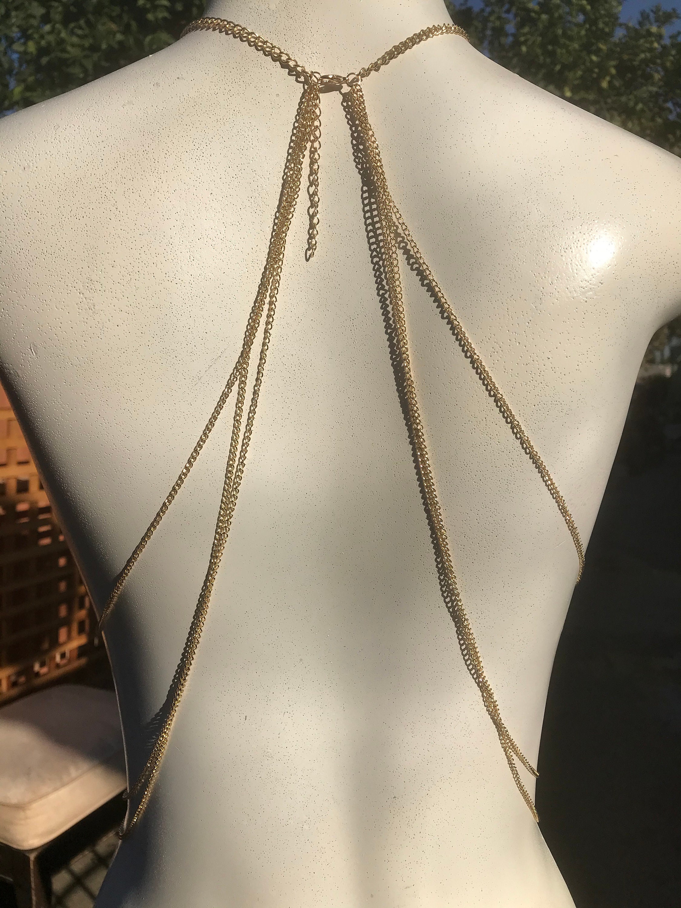 Layered Body Chain Body Jewelry Bikini Body Jewelry Sexy | Etsy