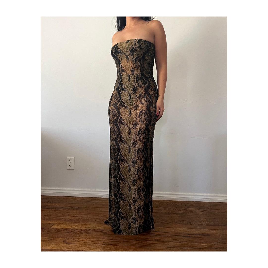 Long Cover Up, Mesh Dress, Rave Clothing, Strapless Dress, Gift for Her ...