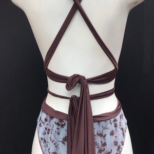 Floral 2 Piece Set Mesh Top Rave Fashion Festival Fashion - Etsy