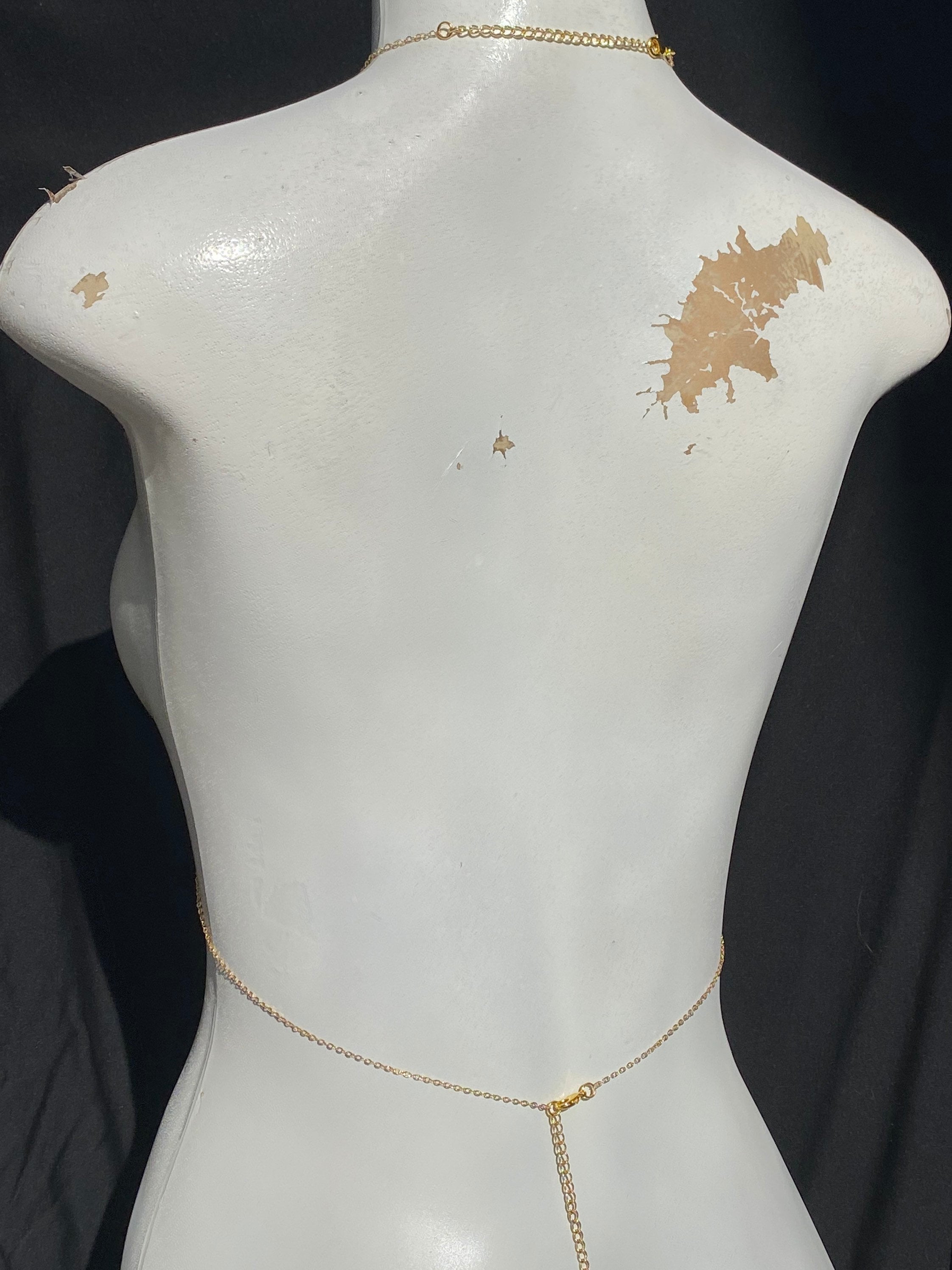 7 Chakras Body Chain Layered Body Jewelry Meditation - Etsy