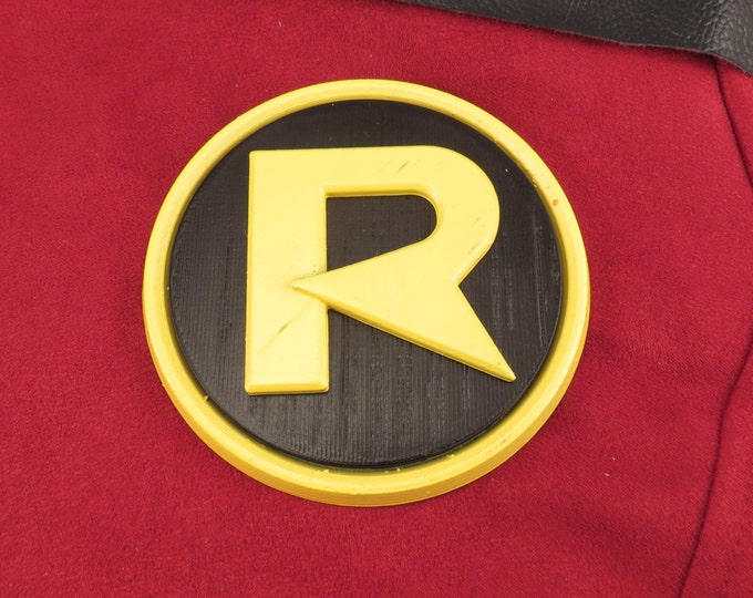 3D Printed Robin Chest Emblem for Cosplay - Damian Wayne - Etsy