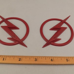 DC CW Flash / Reverse Flash 3D Printed Lightning Bolt Ear Wings for ...