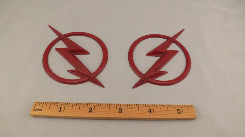 DC CW Flash / Reverse Flash 3D Printed Lightning Bolt Ear Wings for ...