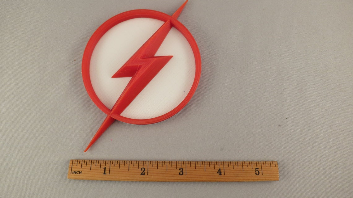 Kid Flash Chest Emblem 3D Printed Prop for Cosplay & Costume - Etsy
