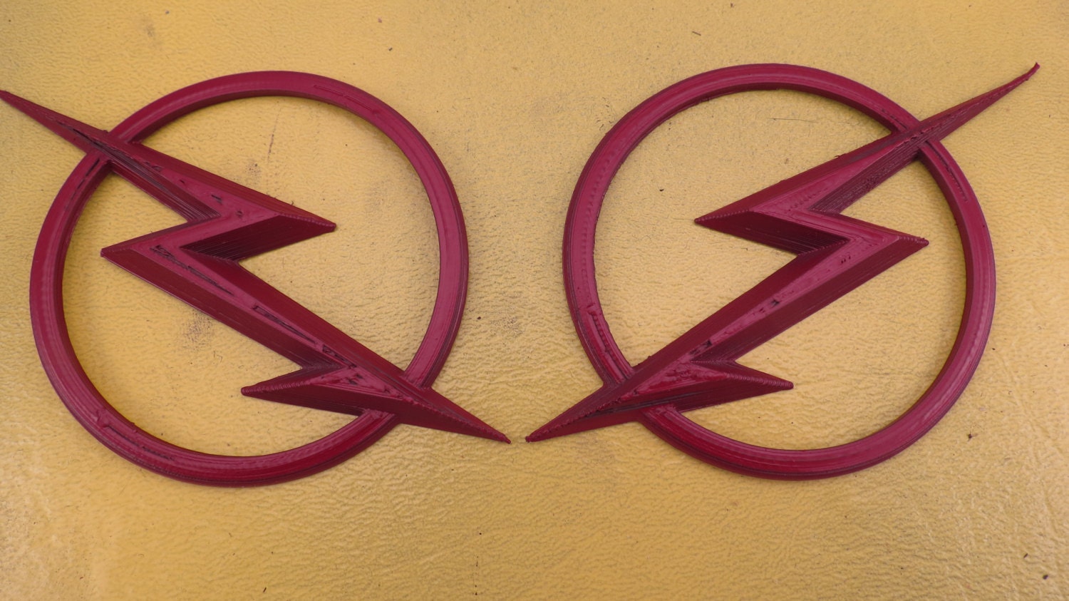 DC CW Flash / Reverse Flash 3D Printed Lightning Bolt Ear Wings for ...