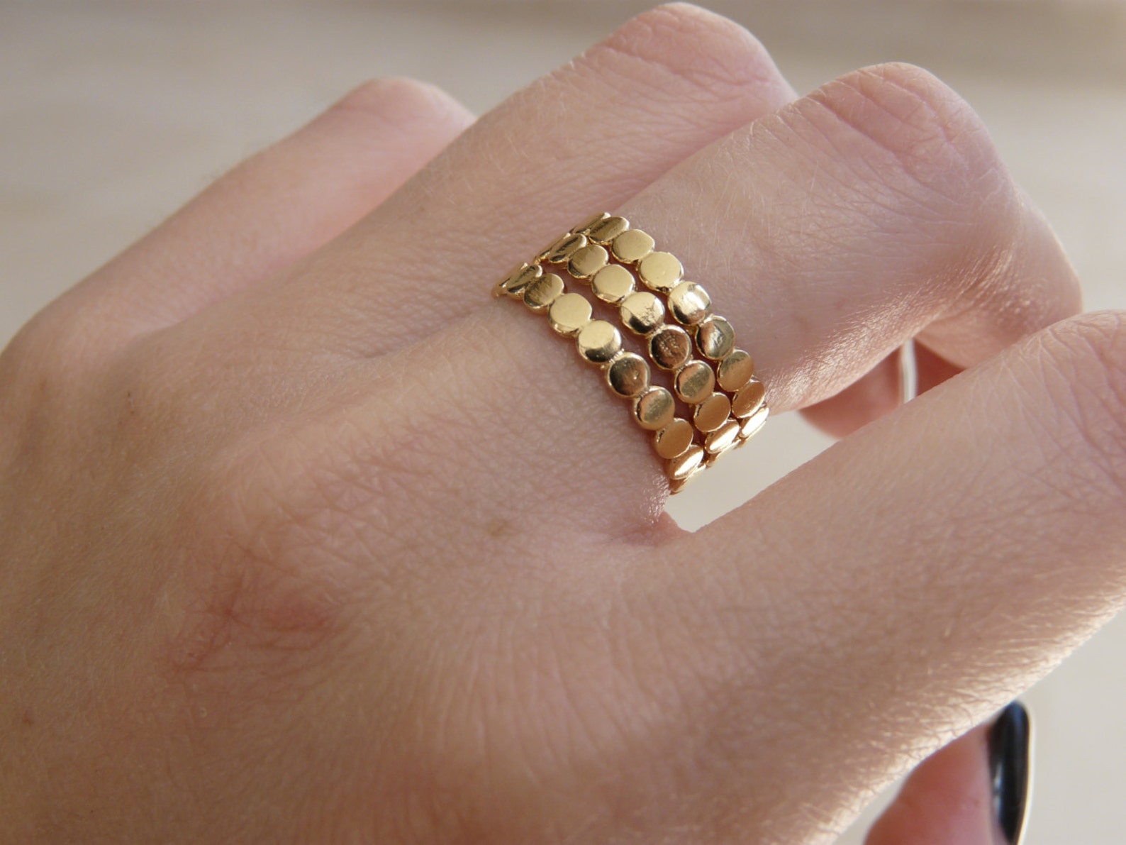 Stacking Rings Gold Rings Gold Stacking Rings Stackable - Etsy