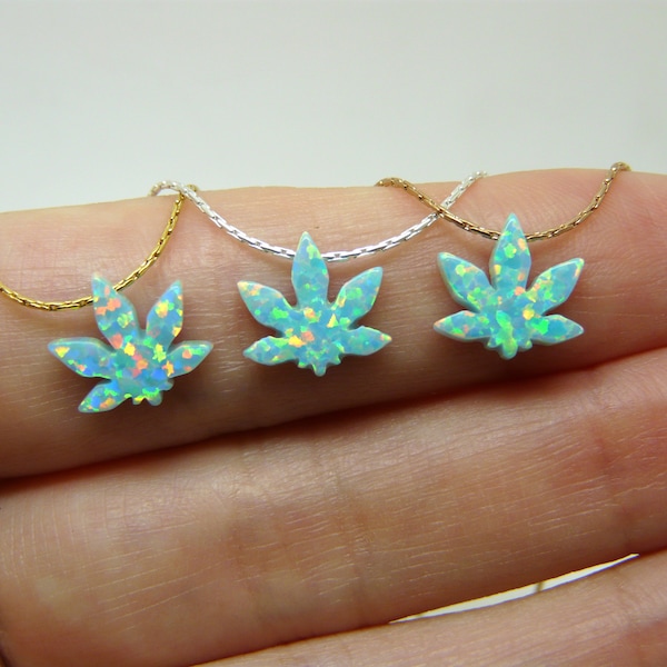 Pot Leaf Pendant - Etsy