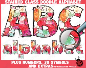 Stained Glass Alpha Png - Etsy