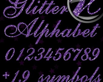 Purple Letters | Etsy