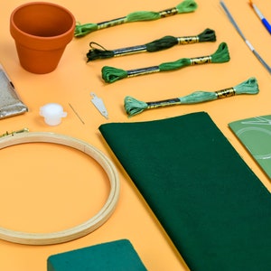 3D Stumpwork Plant Hand Embroidery Kit | Suitable for Beginners | Learn ...