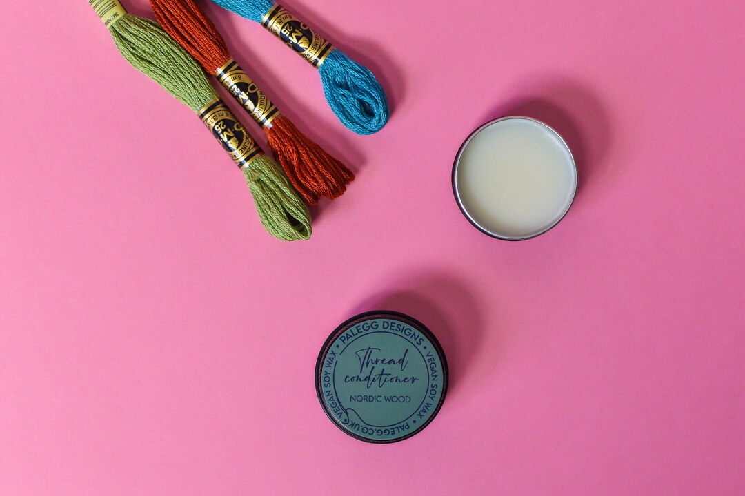 Nordic Wood Scented Vegan Soy Wax Thread Conditioner - Etsy