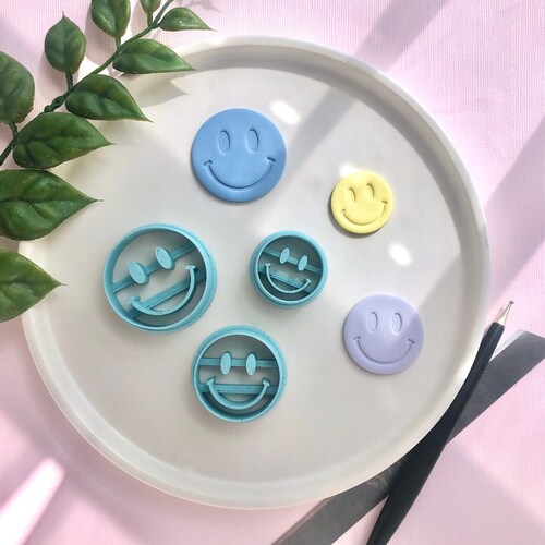Smiley Face Polymer Clay Cutter - Etsy