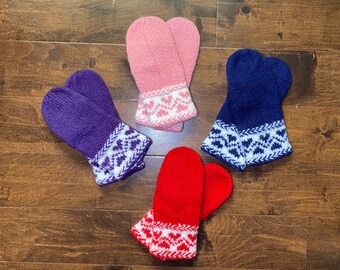 Newfoundland Mittens. Hand Knit Mittens. Wool Mitts. - Etsy