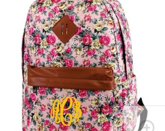Floral Backpack - Etsy