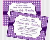 Product Search: Purple Polka Dot | Catch My Party