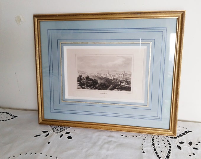 Annonay Lithograph Engraving, Original, 19th Century, Rauch Del - Etsy