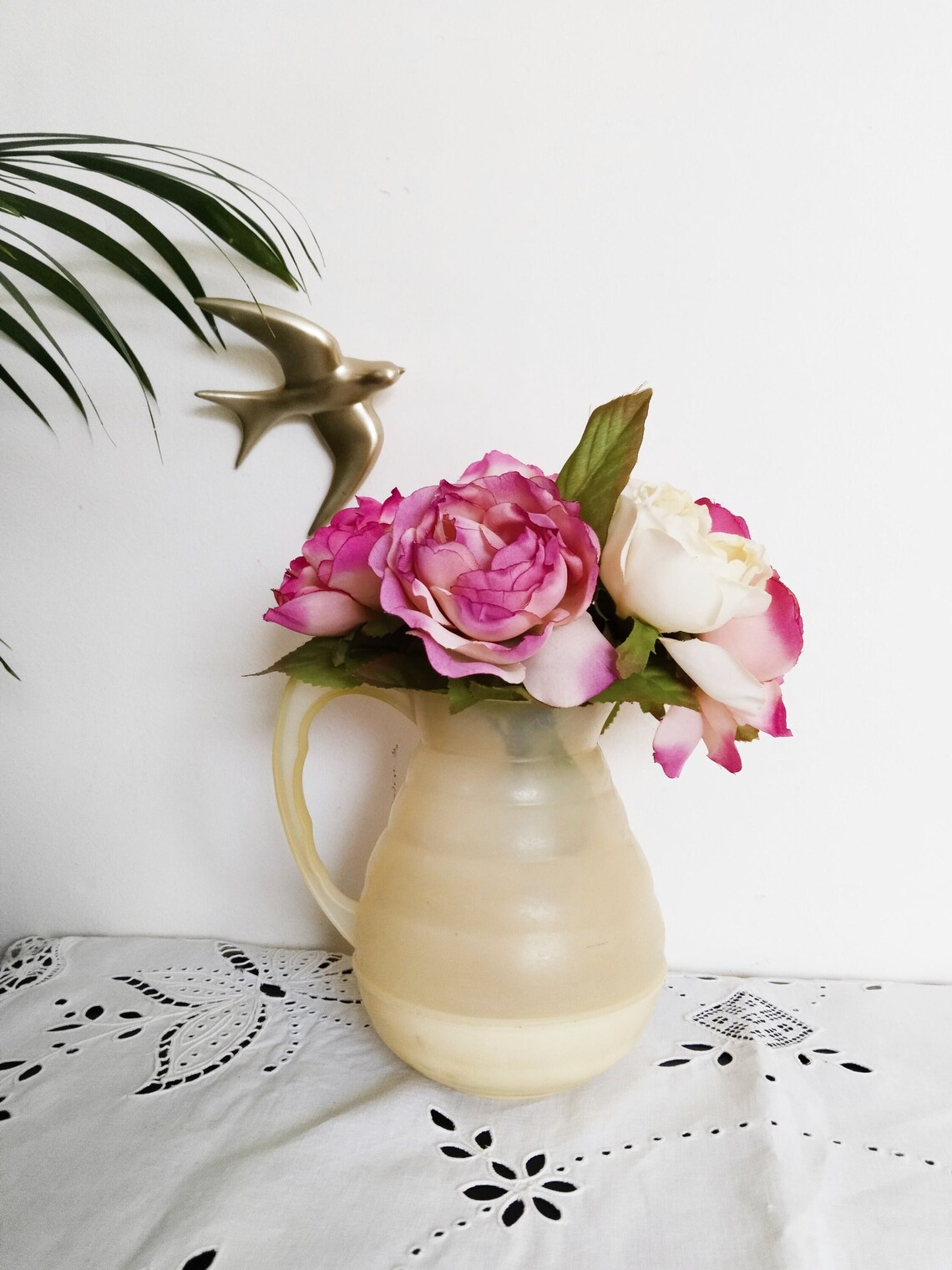 Vintage Beige Plastic Canteen Pitcher, 1950s - Etsy