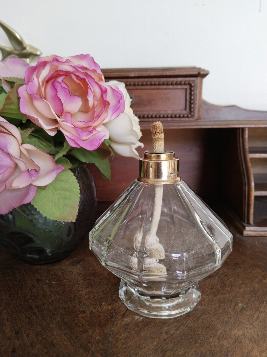 Berger Lamp, Crystal?, Vintage French - Etsy
