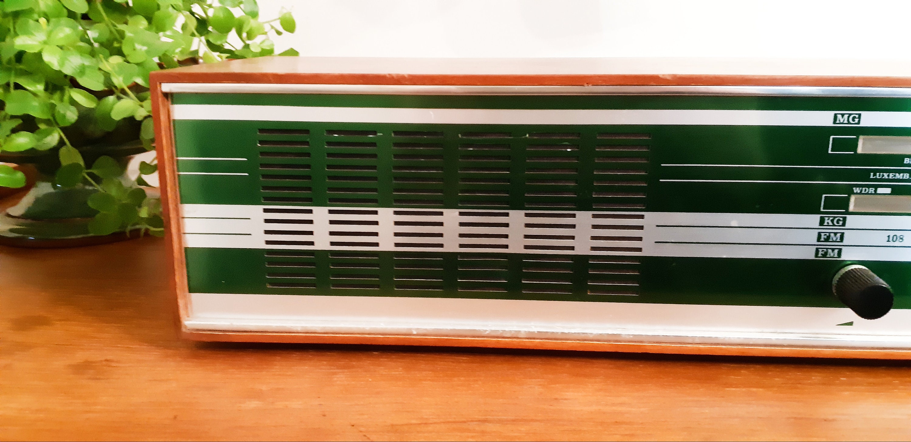 Vintage Radio Station 60s Erres Wooden Etsy UK