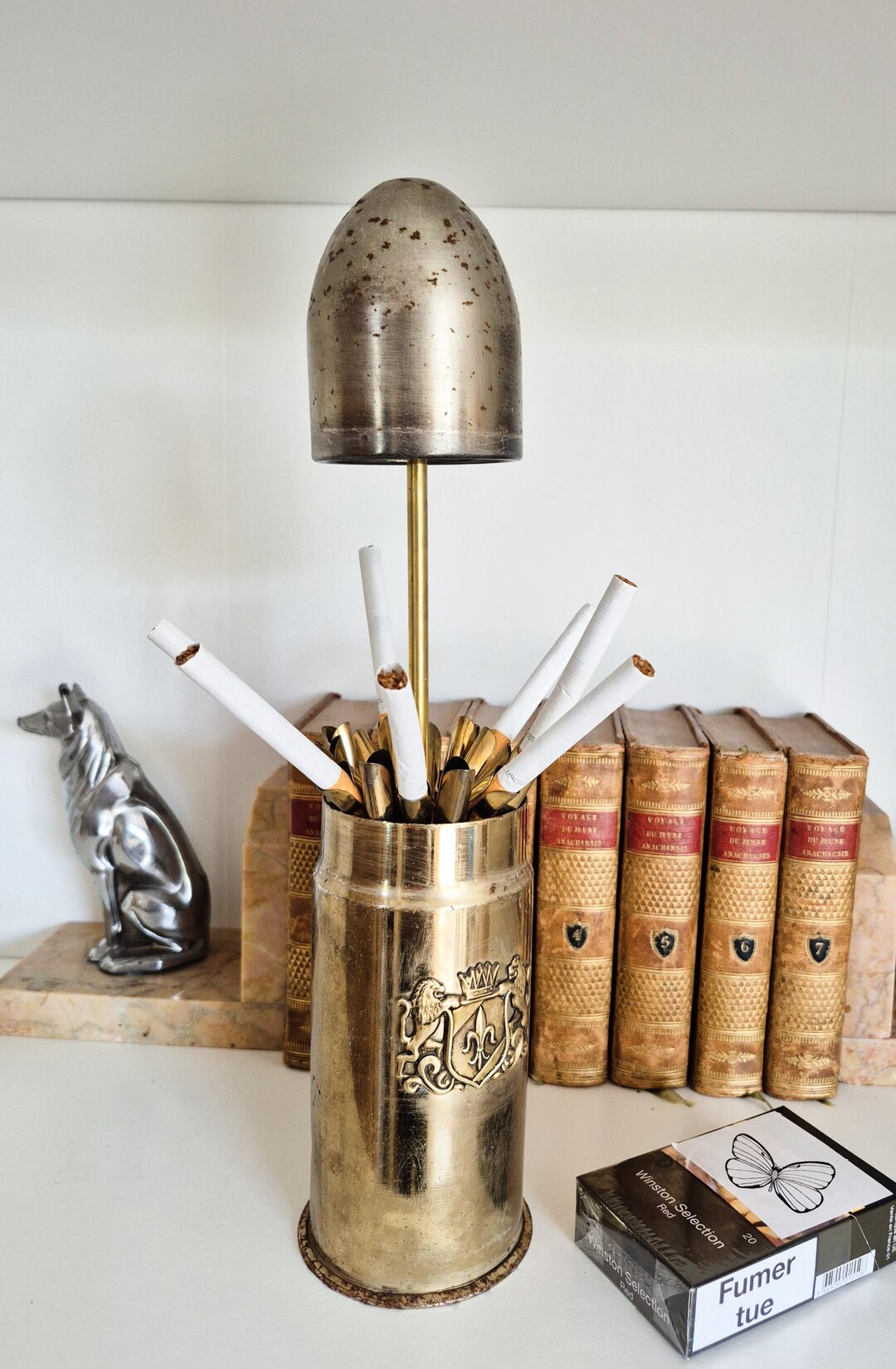Dispenser, Vintage Shell-shaped Cigarette Holder, Cigarette Display ...