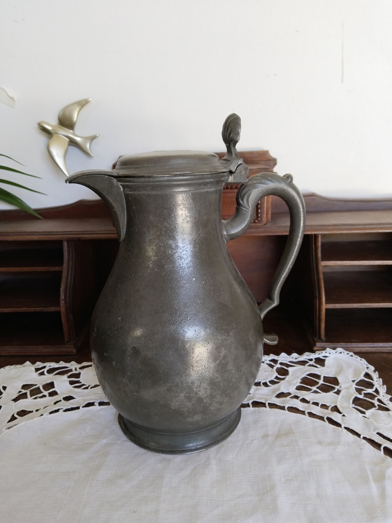 Antique Tin Pitchers, 19th Century, French Vintage - Etsy