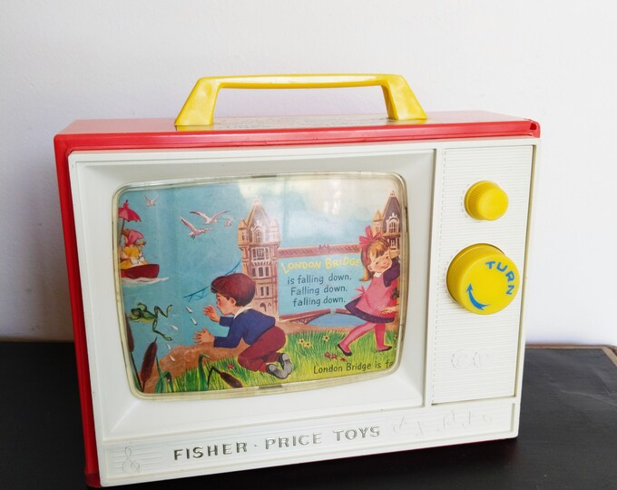 Vintage Fisher Price Television, 1985; Vintage Fisher Price TV - London ...