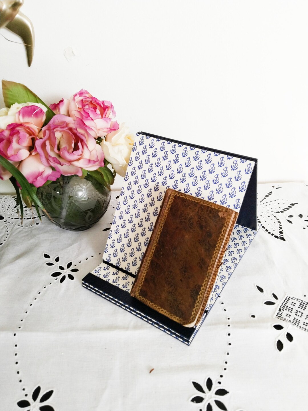 Blue Cardboard Lectern, Book Holder, Magazine Rack - Etsy