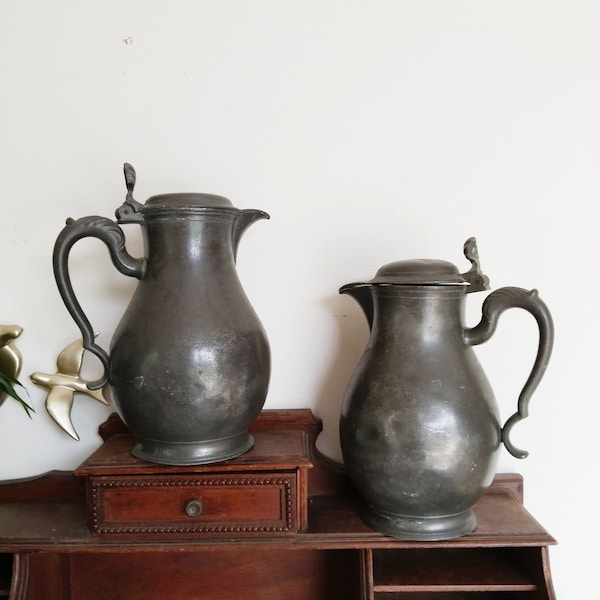 Tin Pitcher - Etsy