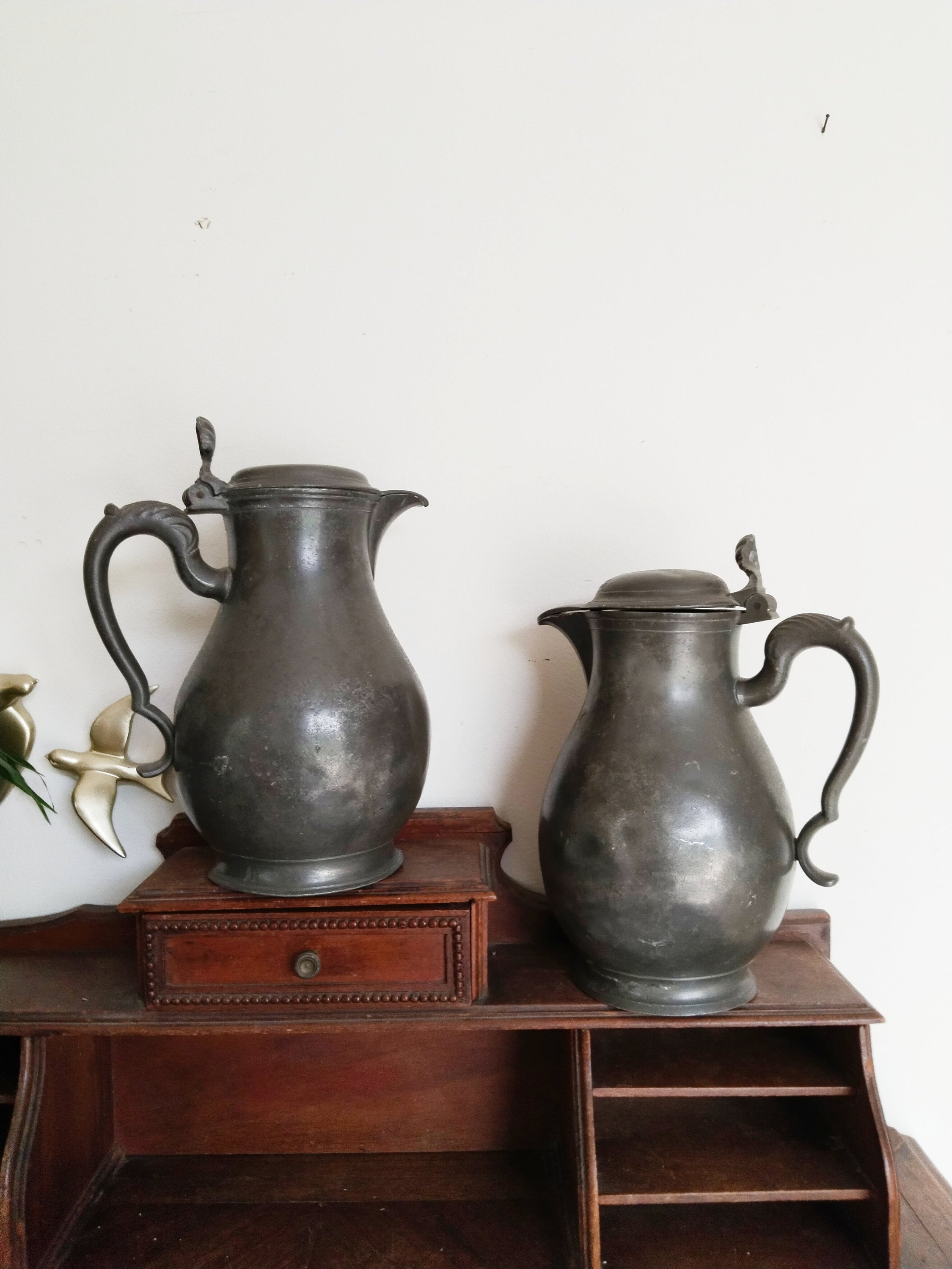 Antique Tin Pitchers, 19th Century, French Vintage - Etsy