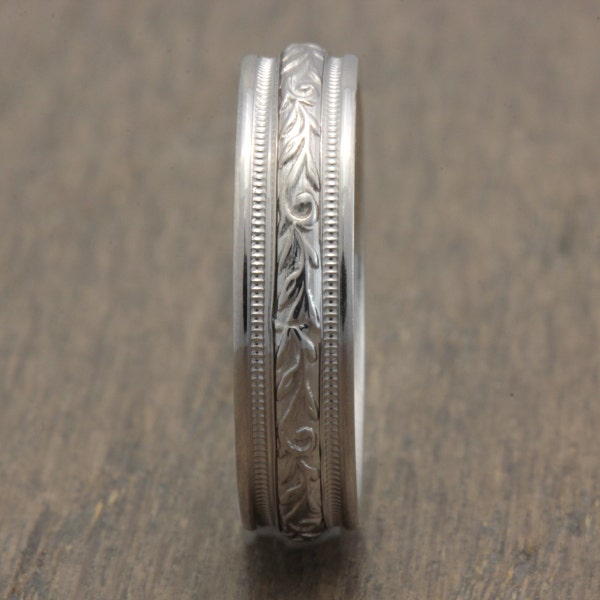 Hand Engraved Ring - Etsy