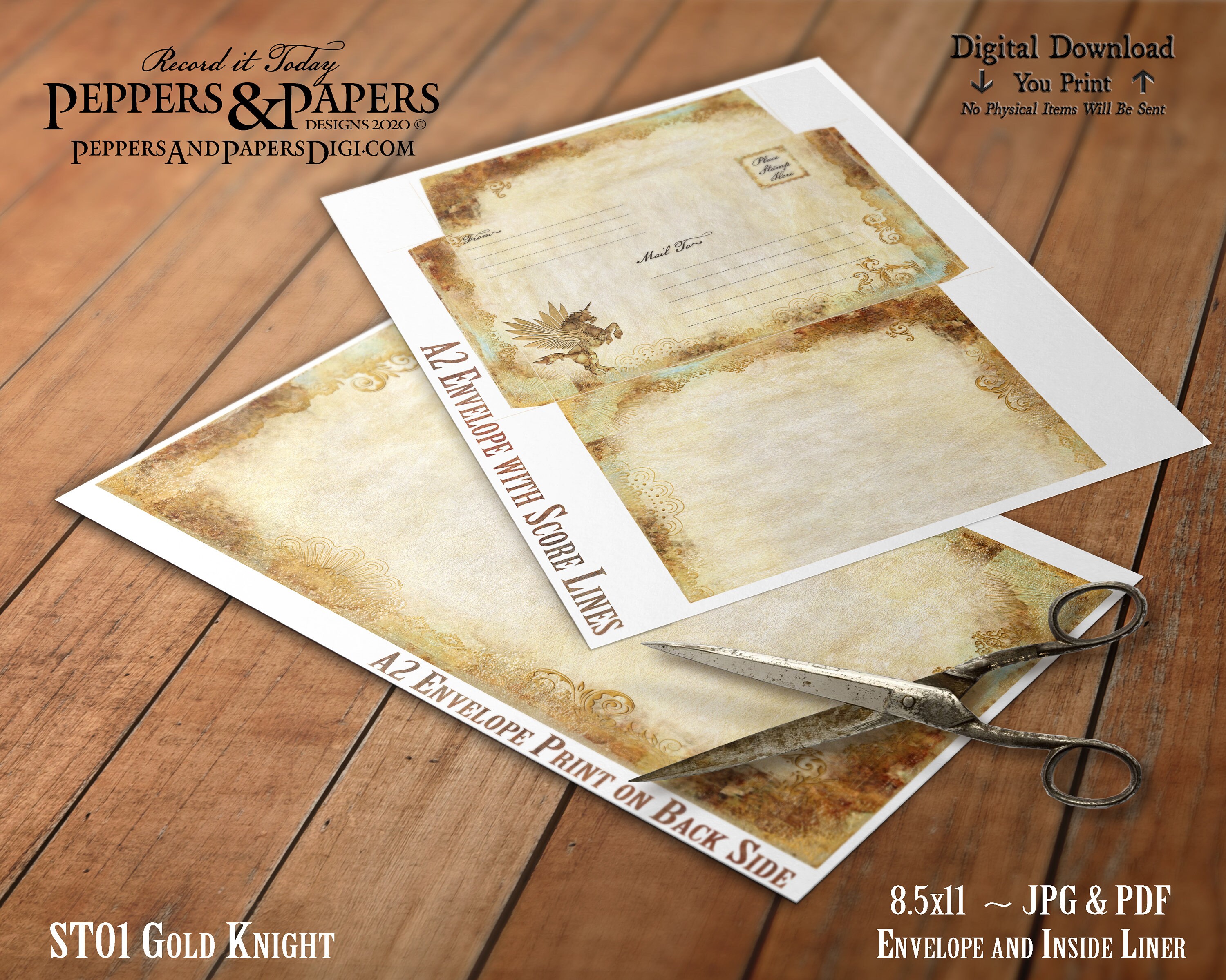 Printable Writing Paper, Printable Stationery Set, for Scrapbooking ...