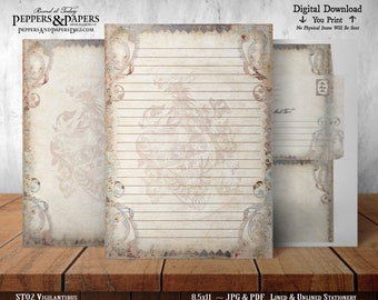 Printable Writing Paper Printable Stationery Set for | Etsy