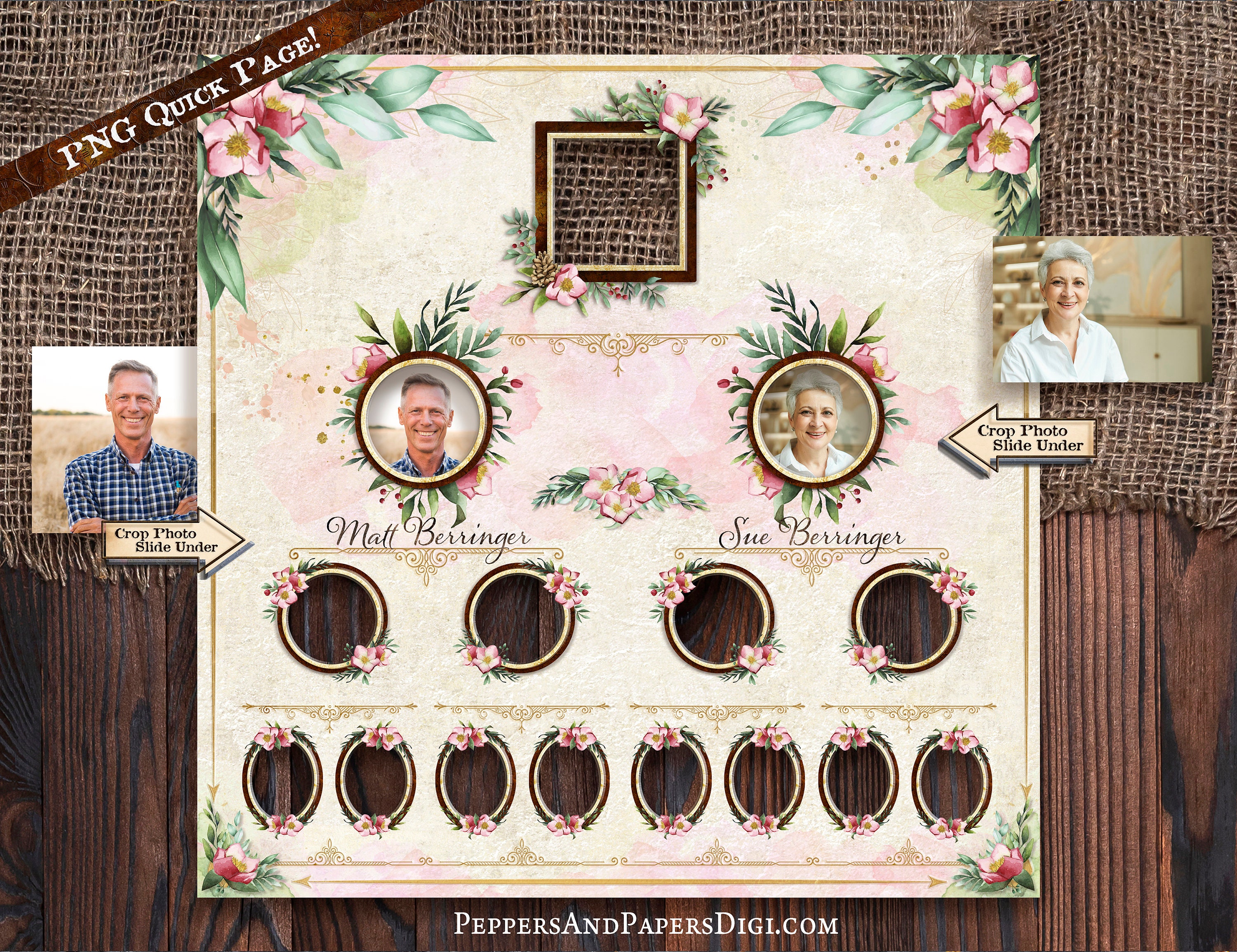 Family Tree 4 Generation Pedigree Chart, a Unique DIY Gift for Mom or ...