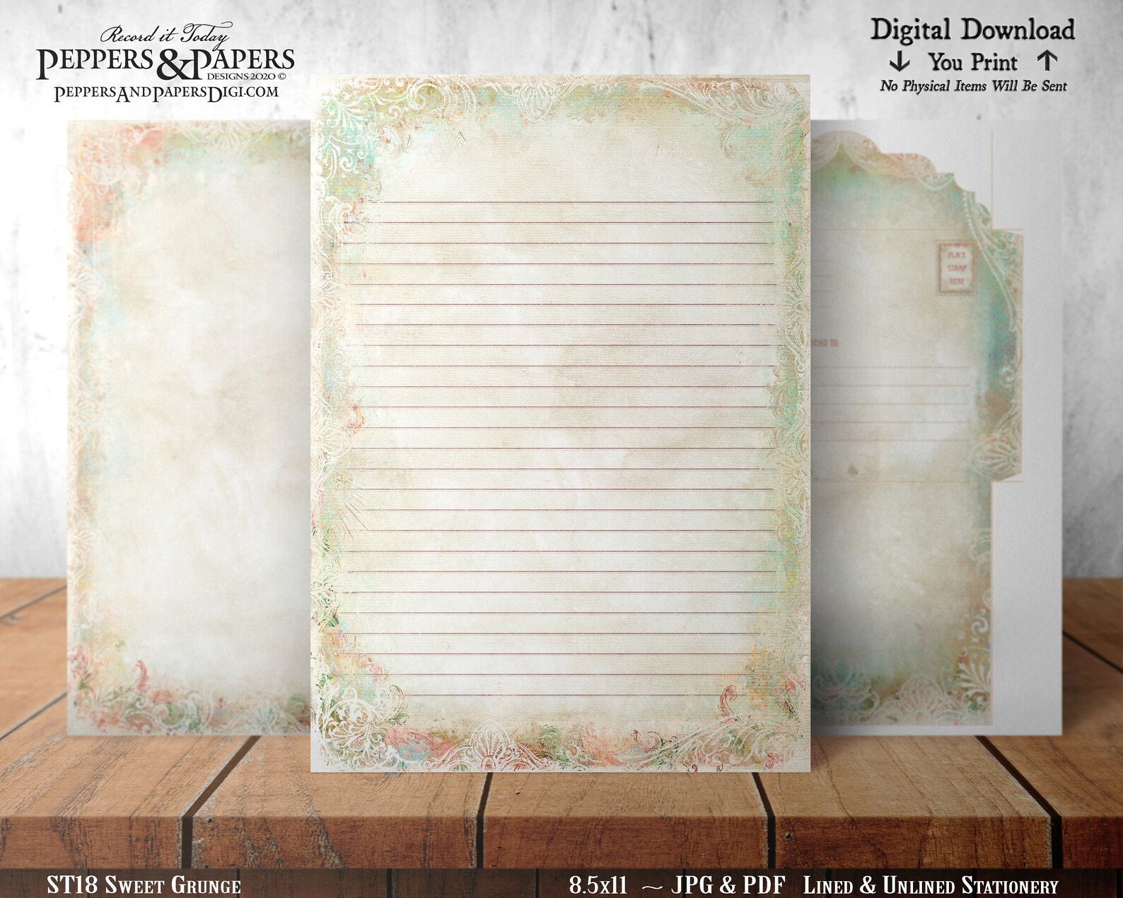 Printable Writing Paper Printable Stationery Set for - Etsy Canada