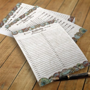 Family Tree Workbook Forms, Ancestry Gift for Family, Ancestry Workbook ...