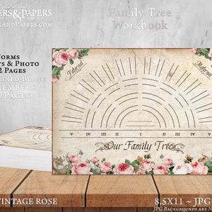 Family Tree Workbook, Genealogy Forms, Ancestry Gift for Parents ...