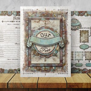 Family Tree Workbook Forms, Ancestry Gift for Family, Ancestry Workbook ...