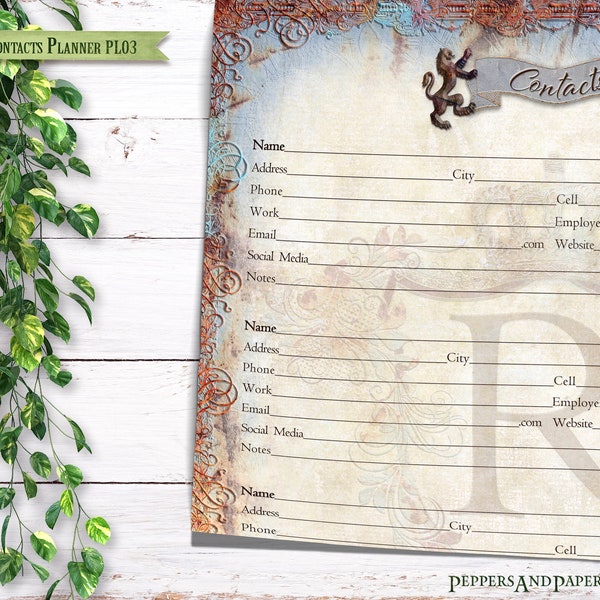 Family Address List - Etsy