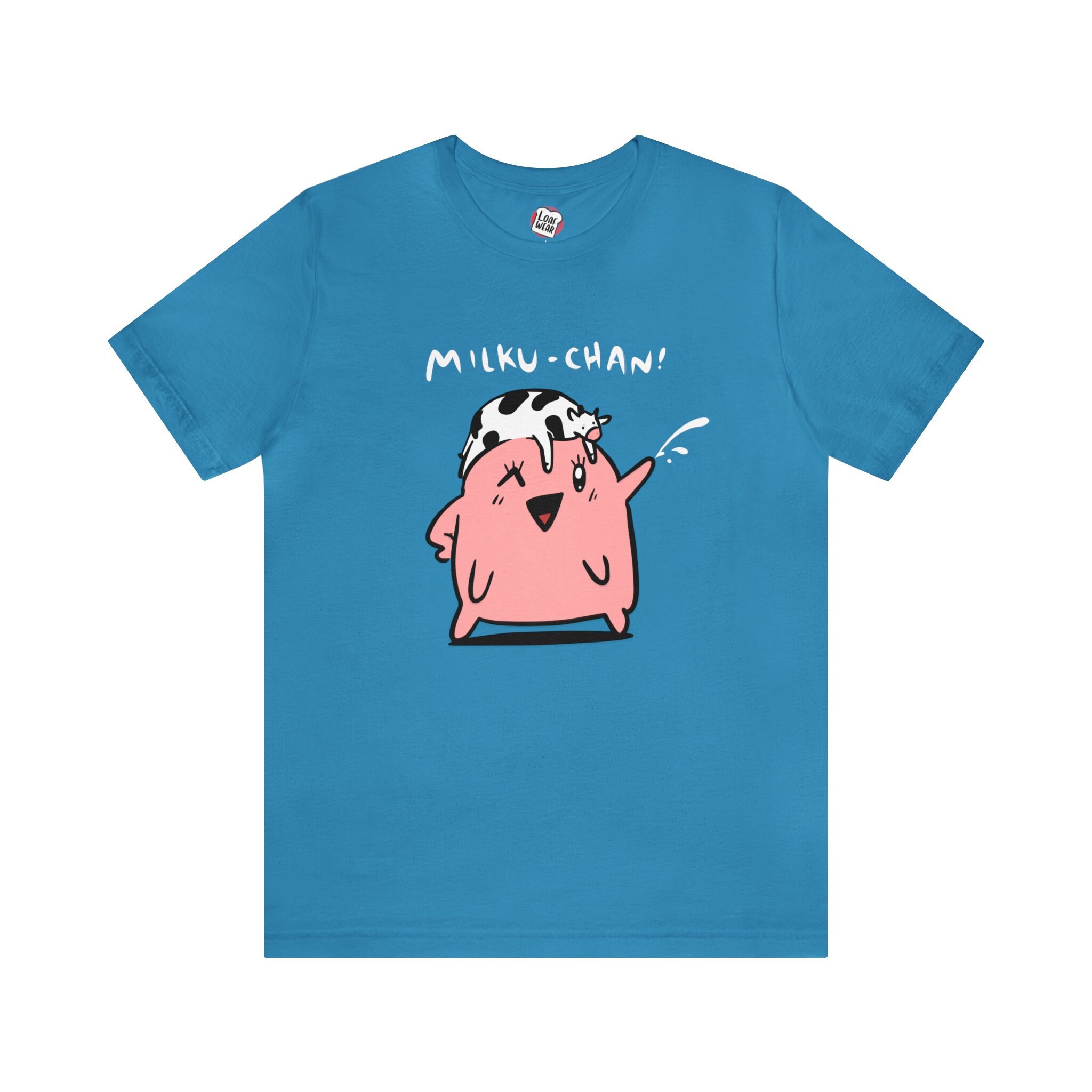 Milku-chan! Comfy Tee, Kawaii Shirt, Tee for Milk Lovers, Milktastic ...