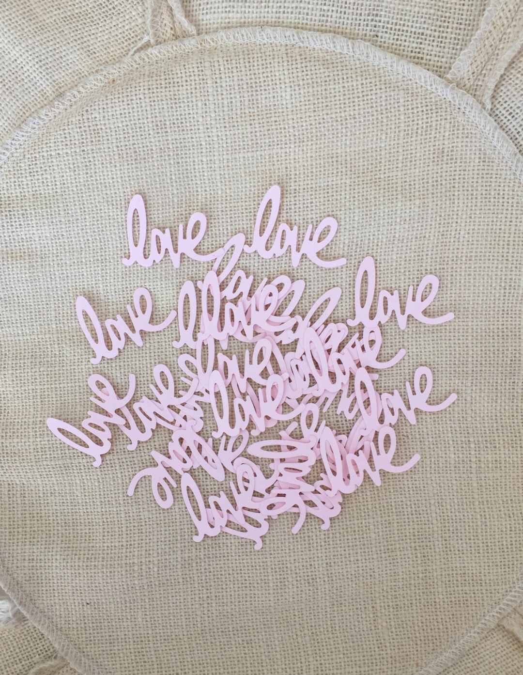 Blush Pink Love Confetti,pink Love Confetti, Wedding Decoration, Bridal ...