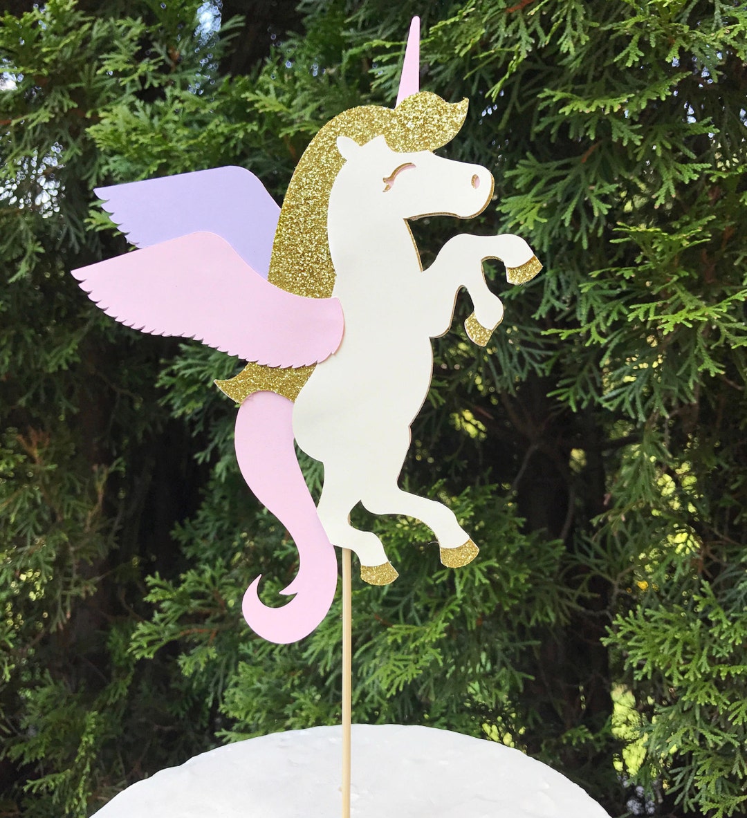 Unicorn Cake Topper, Unicorn Birthday Party Decorations - Etsy