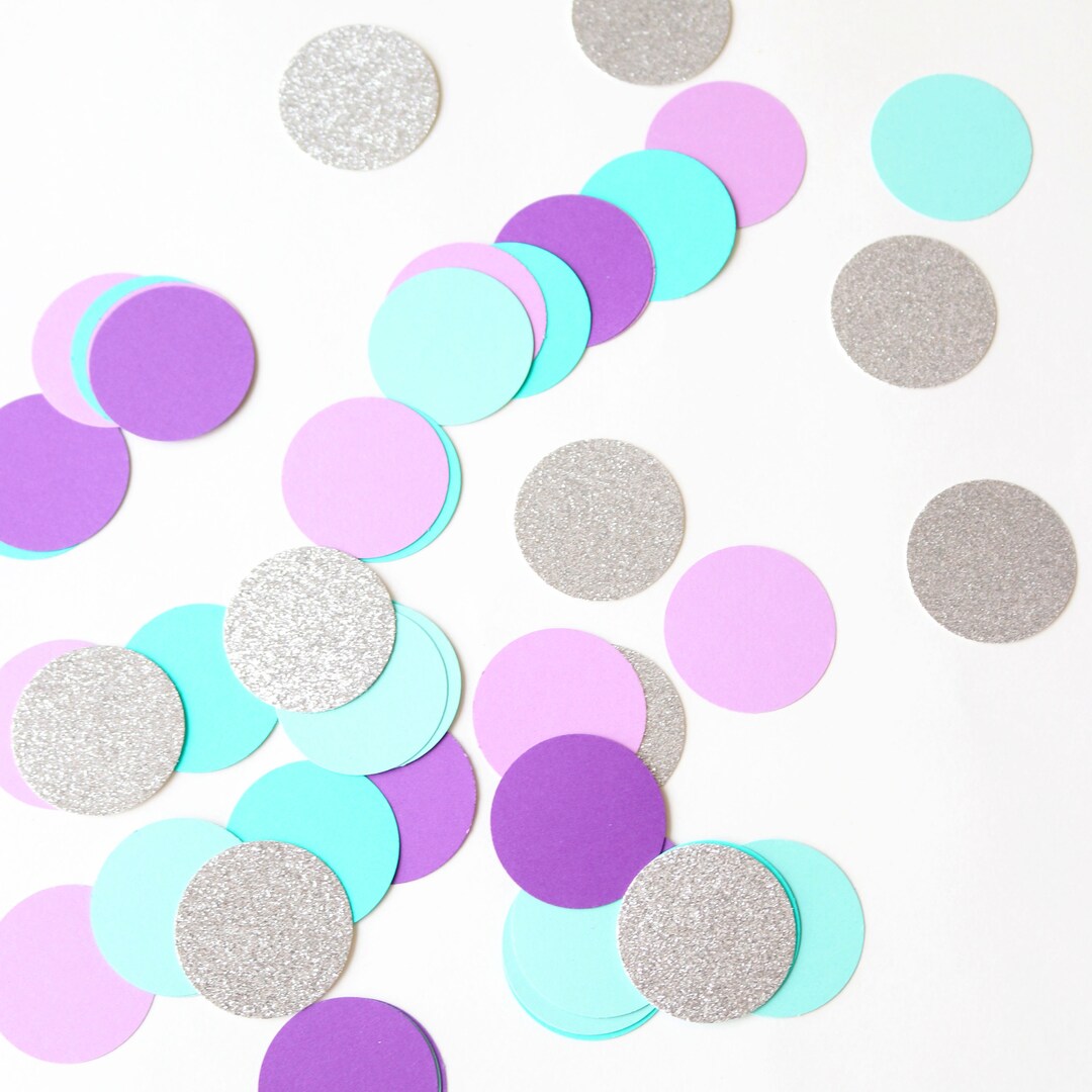 Mermaid Confetti, Mermaid Birthday Party Decorations, Jumbo Mermaid ...