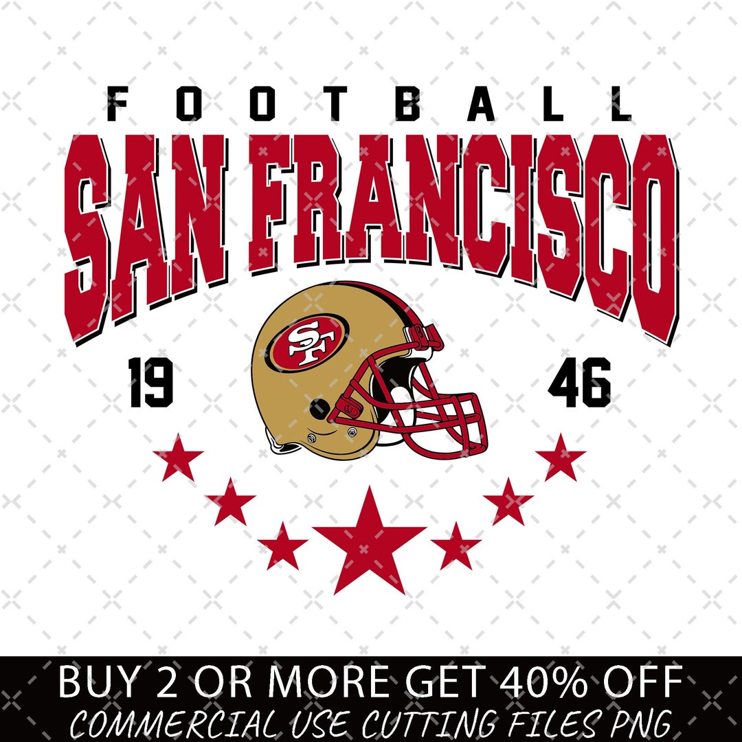 SF Football Png, Vintage Style S.a.n F.r.a.n.c.i.s.c.o Football Png ...