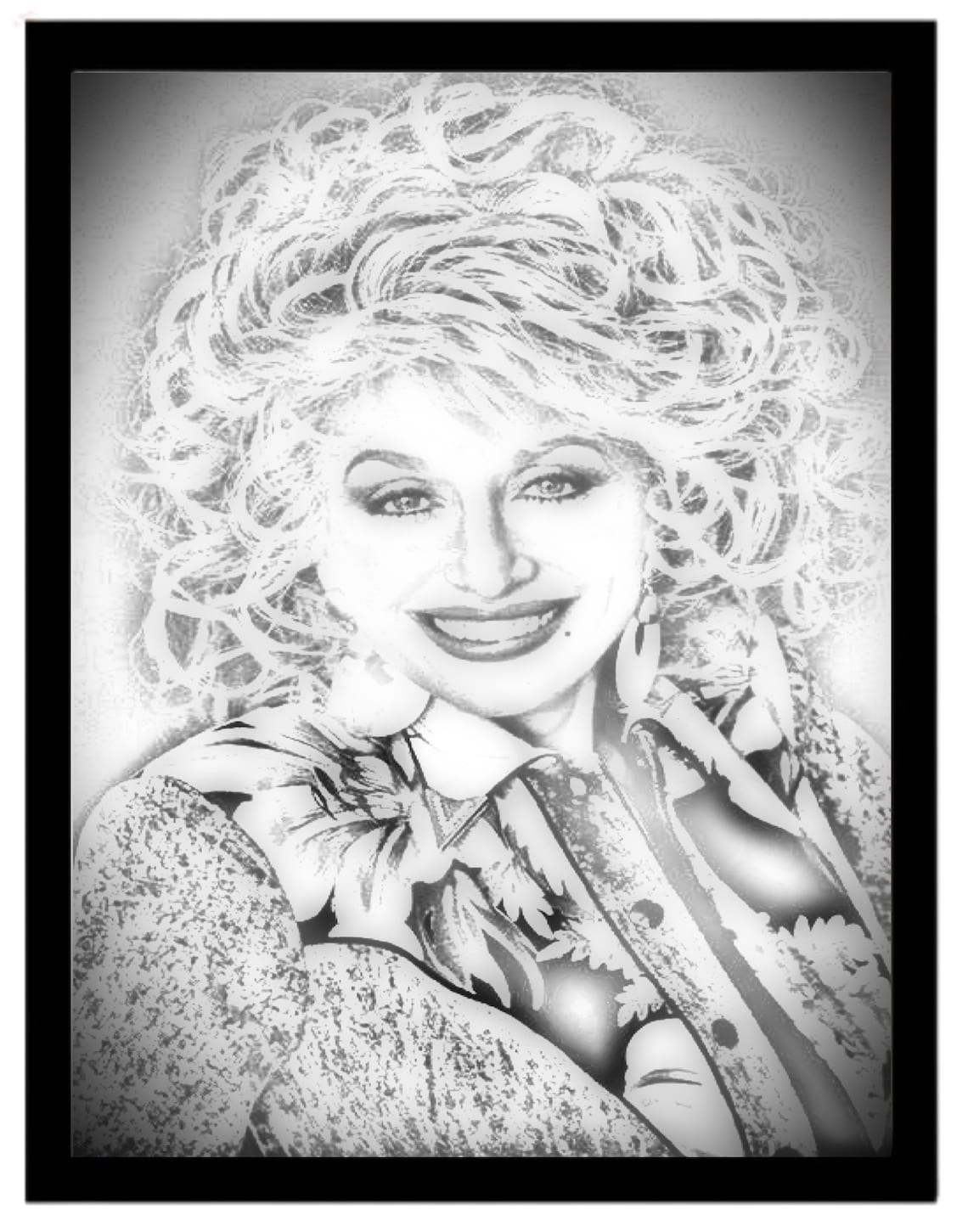 Dolly Parton Sketch Printable Dolly Parton Picture Printable - Etsy