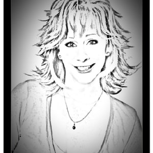 Reba Mcentire Sketch Printable, Reba Mcentire Drawing Printable ...