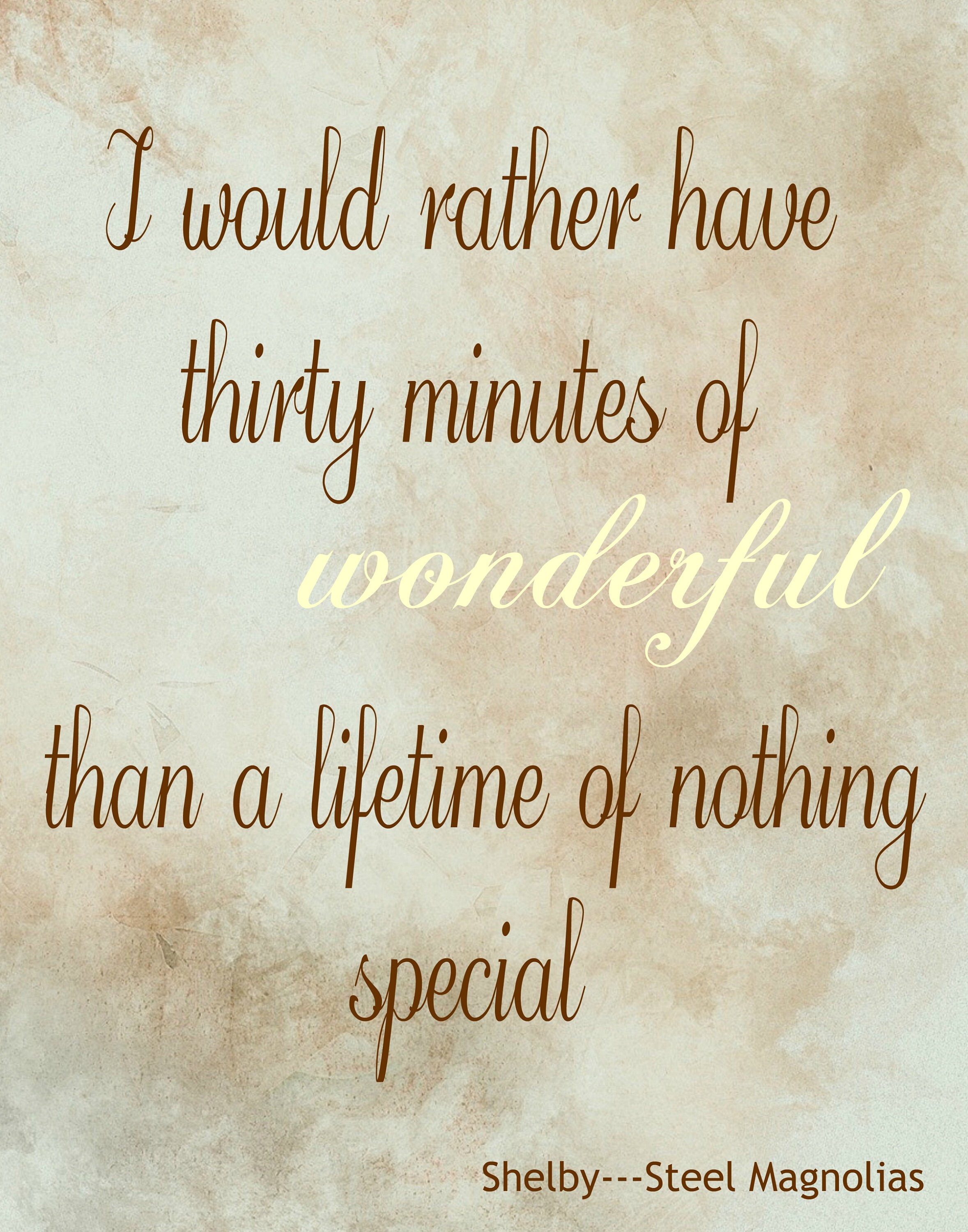 Steel Magnolias Printable Quote, Movie Quote Print, Salon Wall Art ...