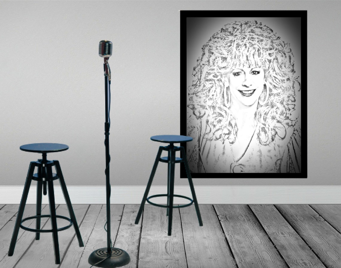 Reba Mcentire Sketch Printable, Reba Mcentire Drawing Printable ...