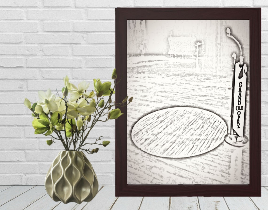 Grand Ole Opry Stage Sketch Drawing Printable, Grand Ole Opry Circle of ...