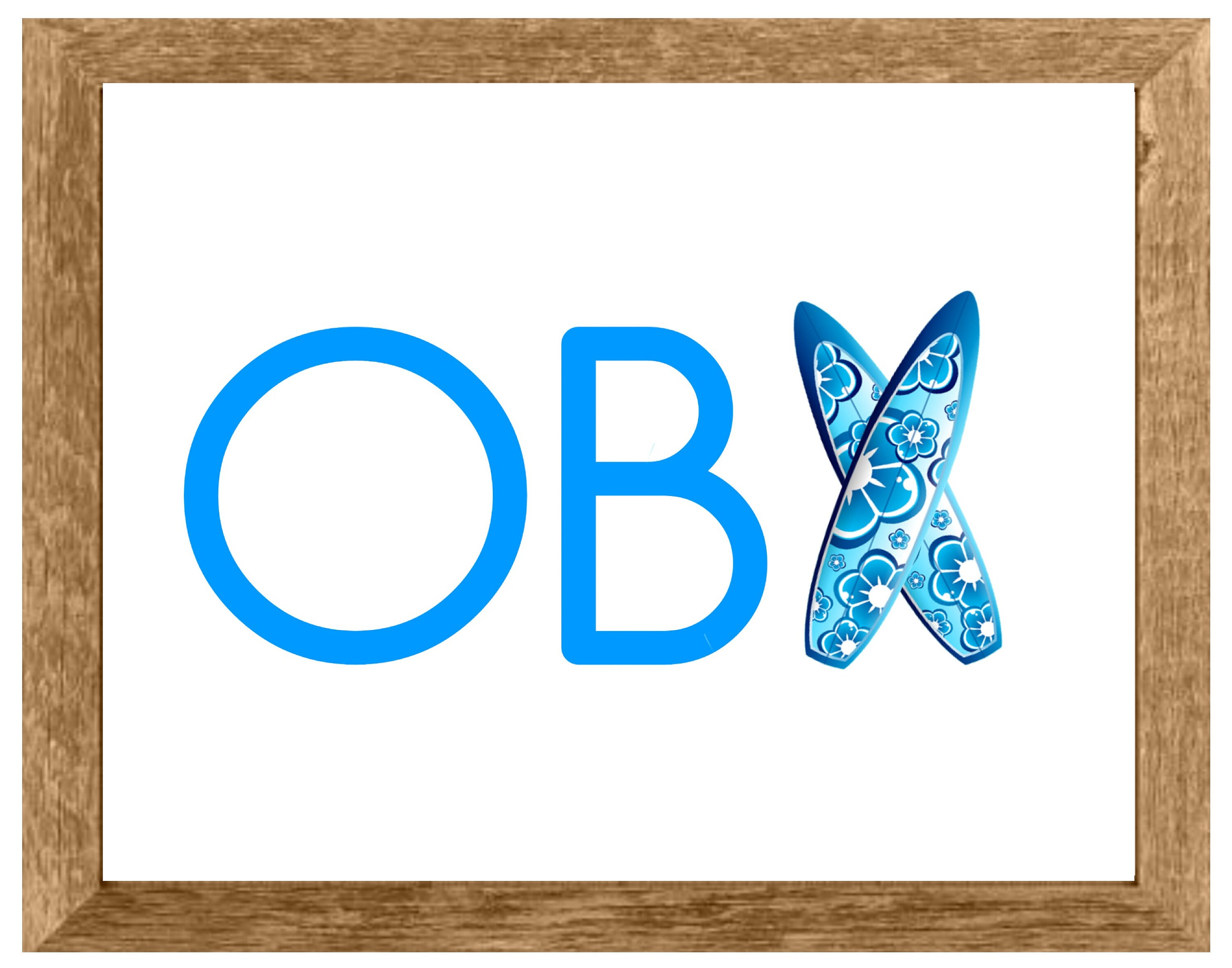 Outer Banks NC Digital Beach Printable, Outer Banks Surfboard Beach ...